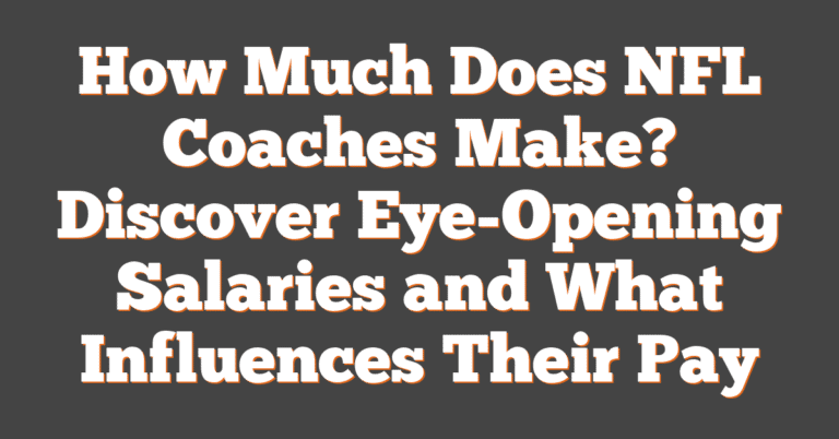 How Much Does NFL Coaches Make? Discover Eye-Opening Salaries And What ...