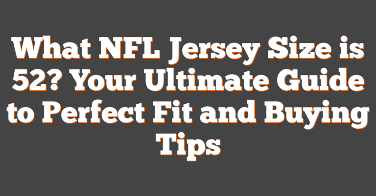 What NFL Jersey Size Is 52? Your Ultimate Guide To Perfect Fit And ...